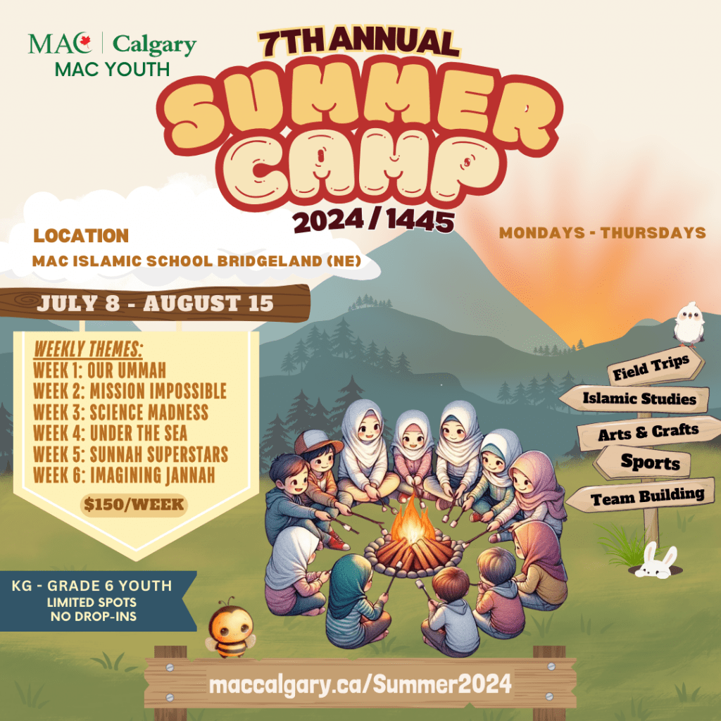 Summer Day Camp | MAC ISLAMIC SCHOOL – Calgary Chapter