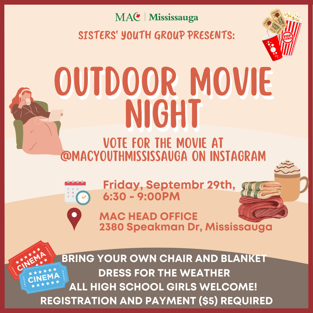 SYG Movie Night Fall 2023 – Mississauga Chapter